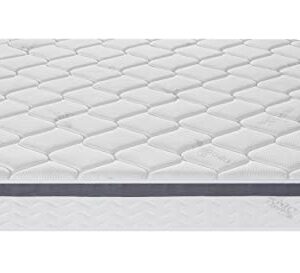 King Size Mattress - 10 Inch Cool Memory Foam & Spring Hybrid Mattress with Breathable Cover - Comfort Plush Euro Pillow Top - Rolled in a Box - Oliver & Smith