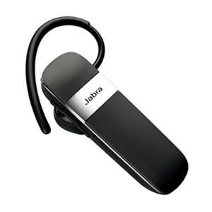 jabra talk 15 se mono bluetooth headset – wireless single ear headset with built-in microphone, up to 7 hours talk time, media streaming, black