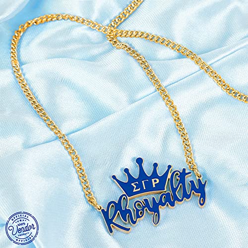 Bad Bananas BBGreek Sigma Gamma Rho Official Vendor - Rhoyalty Blue Necklace - SGRho - Sorority Paraphernalia