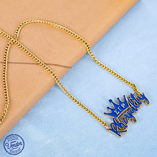 Bad Bananas BBGreek Sigma Gamma Rho Official Vendor - Rhoyalty Blue Necklace - SGRho - Sorority Paraphernalia