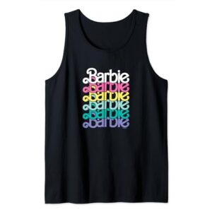 Barbie - Stacked Spring Logo Tank Top