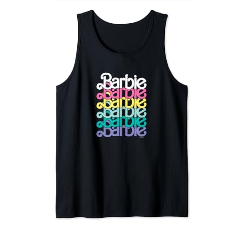 Barbie - Stacked Spring Logo Tank Top