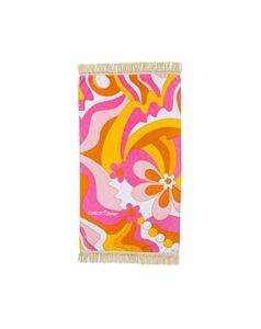 funboy & barbie luxury dream oversized beach towel with fringe