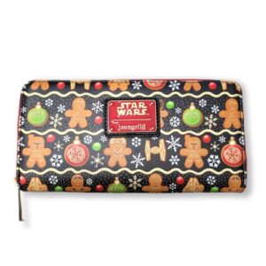 loungefly gt exclusive star wars gingerbread aop wallet