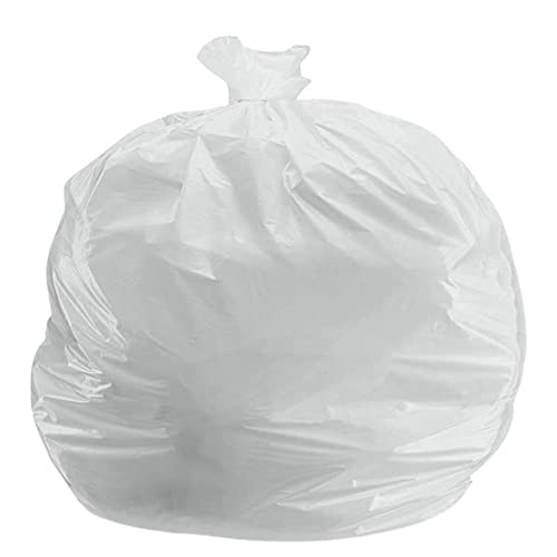 Plasticplace 13 Gallon Trash Bags 0.7 Mil │ Value Line White Garbage Can Liners │ 23.5"x28 (180 Count)