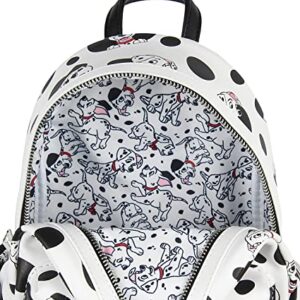 Loungefly Disney 101 Dalmatians Spots and Pups Lucky Penny Patch Allover Print Mini Backpack