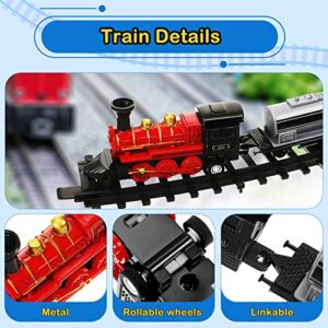 13 Pieces Train Cake Toppers Train Cake Decorations Train Birthday Party Supplies Mini Train Toy Set Train Track Traffic Lights Cake Topper for Birthday Railway Steam Train Theme Party (Cute Style)