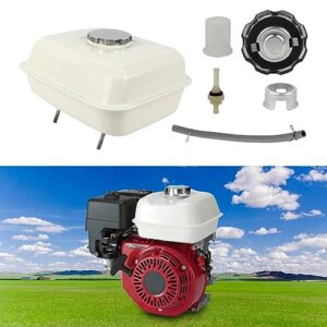 Wai Danie 17510-ZE1-030ZA Fuel Tank Gas Tank Compatible with Honda GX140 GX160 GX200 5.5 HP 6.5 HP Engine Water Pump Pressure Washer with Petcock Gas Cap Filter