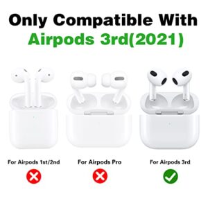 2 Pack Gkv for Airpods 3 Case for Airpod 3 (2021) Cover Unique Funny Fun Cute 3D Hypebeast Design Air Pods 3rd Generation Silicone Shell Cases for Girls Teen Boys Kids Red+White Shoes