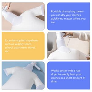 DOITOOL Portable Dryer Heated Coats Clothes Drying Airbag Coat Drying Bag Lightweight Cloth Dryer Machine Pouches for Home Travel Folding Hair Dryer Portable Hair Dryer