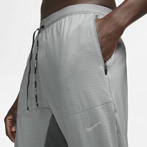 Nike Men's Phenom Elite Knit Running Pants (Light Smoke Grey/Smoke Grey, Large)