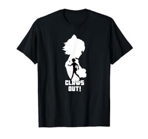 miraculous ladybug silhouette cat noir claws out t-shirt