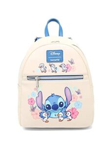 loungefly disney lilo & stitch stitch with ducks mini backpack