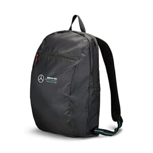 mercedes amg petronas formula one team - official formula 1 merchandise - packable bag - black - one size