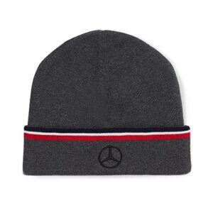 mercedes amg petronas formula one team - official formula 1 merchandise - 2022 team beanie - grey - one size