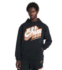 men's jordan black core pullover hoodie - m