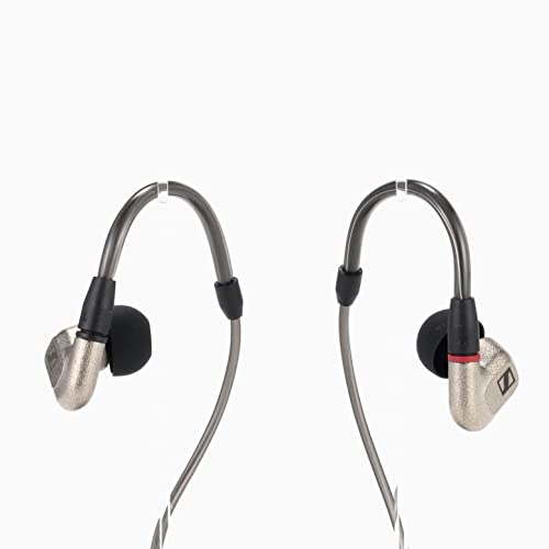 Sennheiser IE 600 in-Ear Audiophile Headphones - TrueResponse Transducers for exquisitely Neutral Sound, Detachable Cable with Flexible Ear Hooks, Includes Balanced Cable, 2-Year Warranty