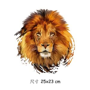 Lion King Iron On Heat Transfer Appliques Patch Stickers for Sweatshirt Jeans Jackets Backpack Coat Decorations Family Party Valentines Gift