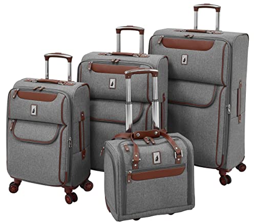 LONDON FOG Westminster 4 Piece Set, Grey Heather