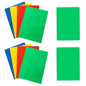 nuobesty notepad desk accessories tabletop accessories desk pad non boards: 10pcs office desk writing mat for desktop writing exam boards random color style 2 desk desk computer