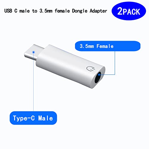 rgzhihuifz USB C to 3.5mm Audio Headphone Jack dac Adapter