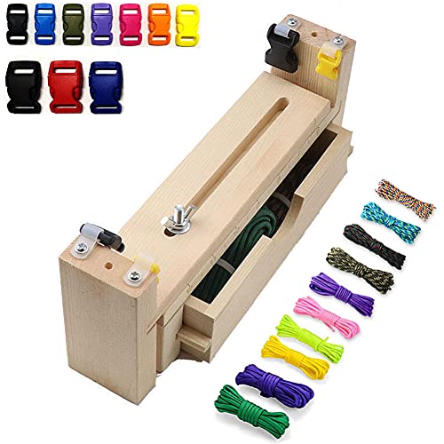 Afantti Bracelet Maker Making Kit Paracord Jig Tool with | 10 Paracord | for Braiding Bracelets