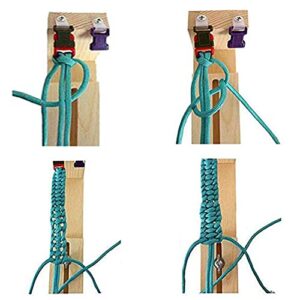 Afantti Bracelet Maker Making Kit Paracord Jig Tool with | 10 Paracord | for Braiding Bracelets