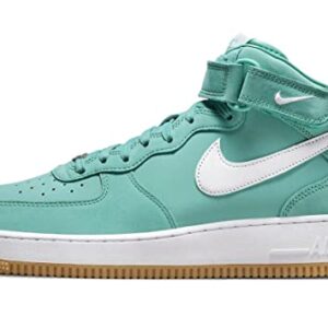 Nike mens Air Force 1 Mid Premium Shoes, Washed Teal/White-gum, 9