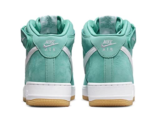 Nike mens Air Force 1 Mid Premium Shoes, Washed Teal/White-gum, 9