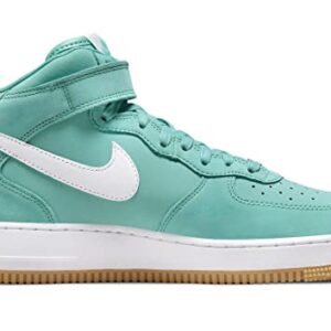 Nike mens Air Force 1 Mid Premium Shoes, Washed Teal/White-gum, 9