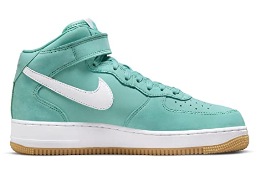 Nike mens Air Force 1 Mid Premium Shoes, Washed Teal/White-gum, 9