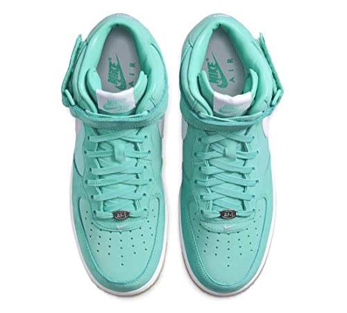 Nike mens Air Force 1 Mid Premium Shoes, Washed Teal/White-gum, 9