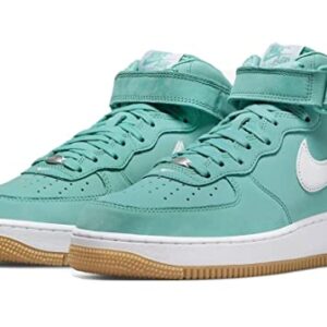 Nike mens Air Force 1 Mid Premium Shoes, Washed Teal/White-gum, 9