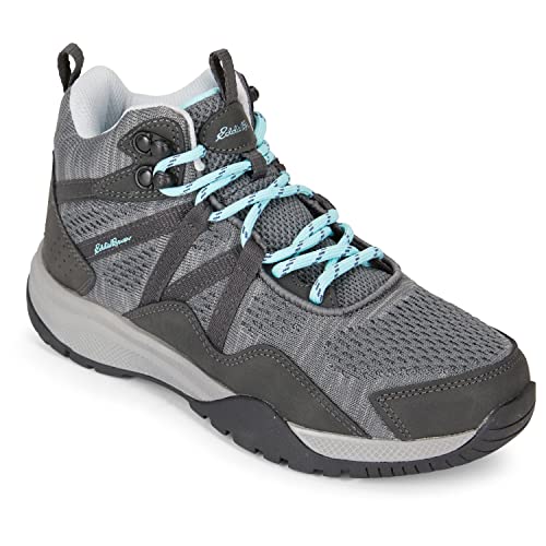 Eddie Bauer Klamath Mid Women's Hiking Sneaker | Water Resistant Lightweight Mountain Hiking Sneakers for Women | Ladies All Weather Outdoor Ankle Height Hiker