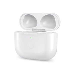 civpower newest charging case replacement compatible with air pods 3rd generation, wireless air pods 3 charger case with pairing sync button without earbuds, white