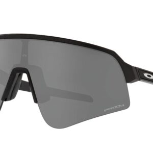 Oakley Men's OO9465 Sutro Lite Sweep Rectangular Sunglasses, Matte Black/Prizm Black, 39 mm