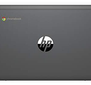 HP Chromebook 11-inch Laptop, MediaTek MT8183(2f)-Core Processor, MediaTek Integrated Graphics, 4 GB RAM, 32 GB SSD, Chrome OS (11a-na0027nr, Ash Gray) (Renewed)