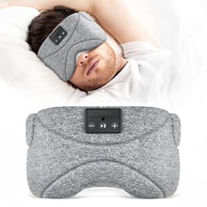 bluetooth sleep mask with headphones 24 white noise ice-feeling extra soft modal lining blackout sleep eye mask ultra-thin sleep headphones