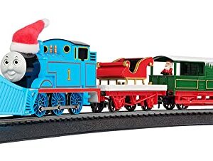 Bachmann Trains - Thomas Saves Santa's Sleigh Ready to Run Electric Train Set - HO Scale, Prototypical Colors