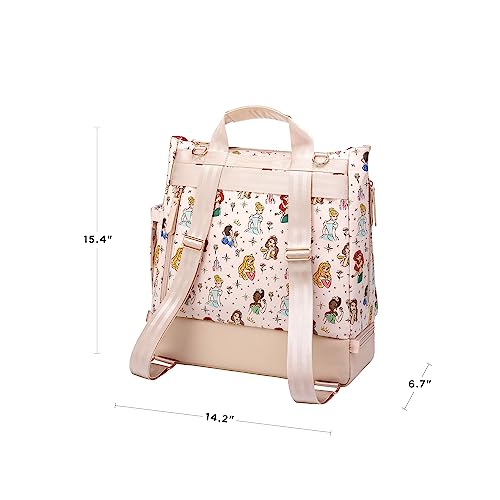 Petunia Pickle Bottom Pivot Backpack | Multiple Carrying Options (Backpack/Tote) | Insulated Pockets Keep You Organized | Modern Silhouette | Disney Princess