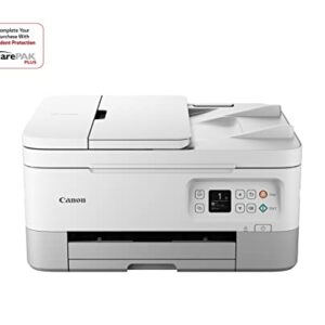 Canon PIXMA TR7020a All-in-One Wireless Color Inkjet Printer, with Duplex Printing, Mobile Printing, and Auto Document Feeder, White