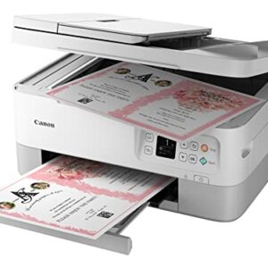 Canon PIXMA TR7020a All-in-One Wireless Color Inkjet Printer, with Duplex Printing, Mobile Printing, and Auto Document Feeder, White