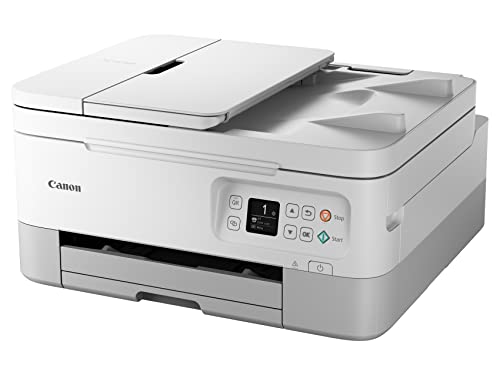 Canon PIXMA TR7020a All-in-One Wireless Color Inkjet Printer, with Duplex Printing, Mobile Printing, and Auto Document Feeder, White