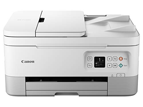 Canon PIXMA TR7020a All-in-One Wireless Color Inkjet Printer, with Duplex Printing, Mobile Printing, and Auto Document Feeder, White