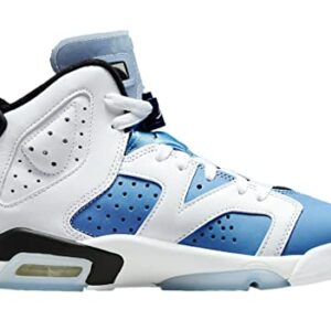 Jordan Boy's Air Jordan 6 Retro (Big Kid) University Blue/White/Black/College Navy 4 Big Kid M