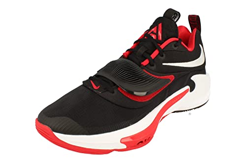 Nike mens Zoom Freak 3 Basketball Trainers Da0694 Shoes, Black/White-university Red, 12