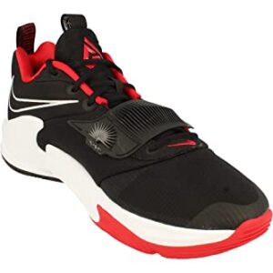 Nike mens Zoom Freak 3 Basketball Trainers Da0694 Shoes, Black/White-university Red, 12