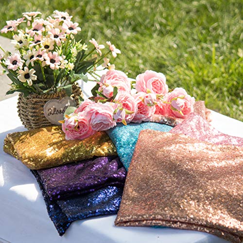 JYFLZQ Light Gold Sequin Backdrop Curtains 10ft x 10ft 1 Panel Glitter Photo Booth Backdrops Sparkly Photography Background Drapes for Parties Wedding Bridal Showers