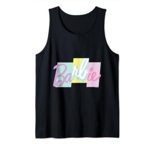 barbie - pannel logo tank top