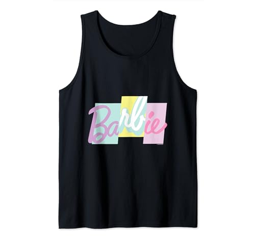 Barbie - Pannel Logo Tank Top